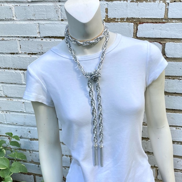 Vintage | Accessories | Vintage 6 Chain Beltnecklace Double Link ...